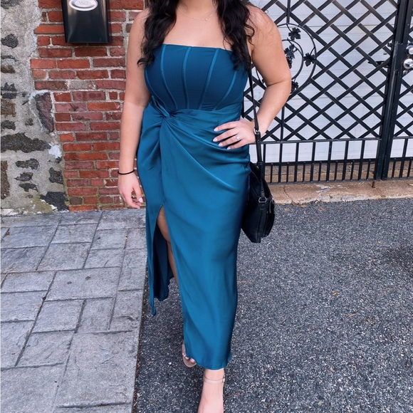 Hello Molly | Dresses | Hello Molly Vip Only Maxi Dress Blue | Poshmark